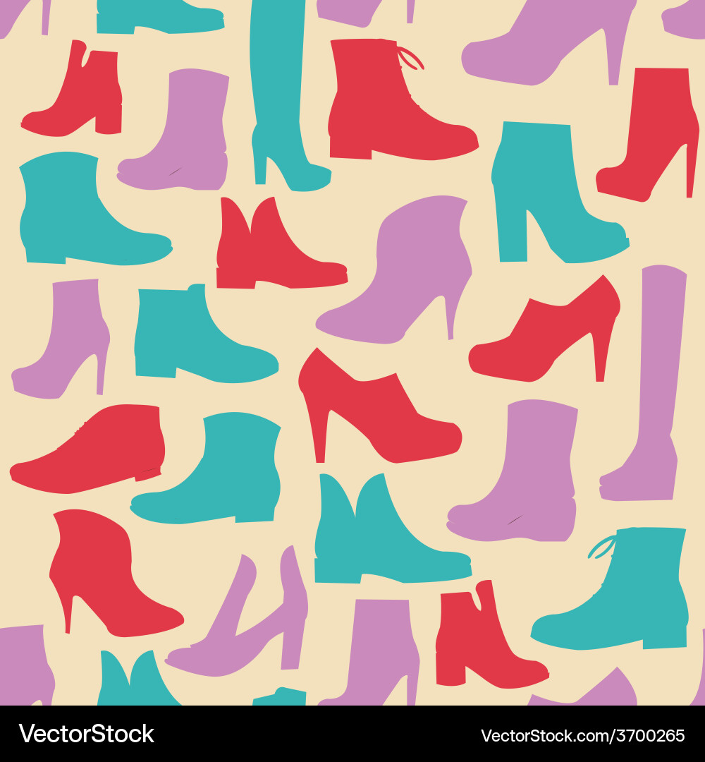 Fashion shoes background simplicity Royalty Free Vector