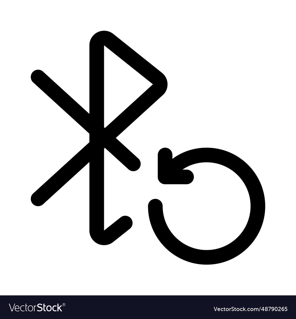 Reloading bluetooth for identify recognition Vector Image