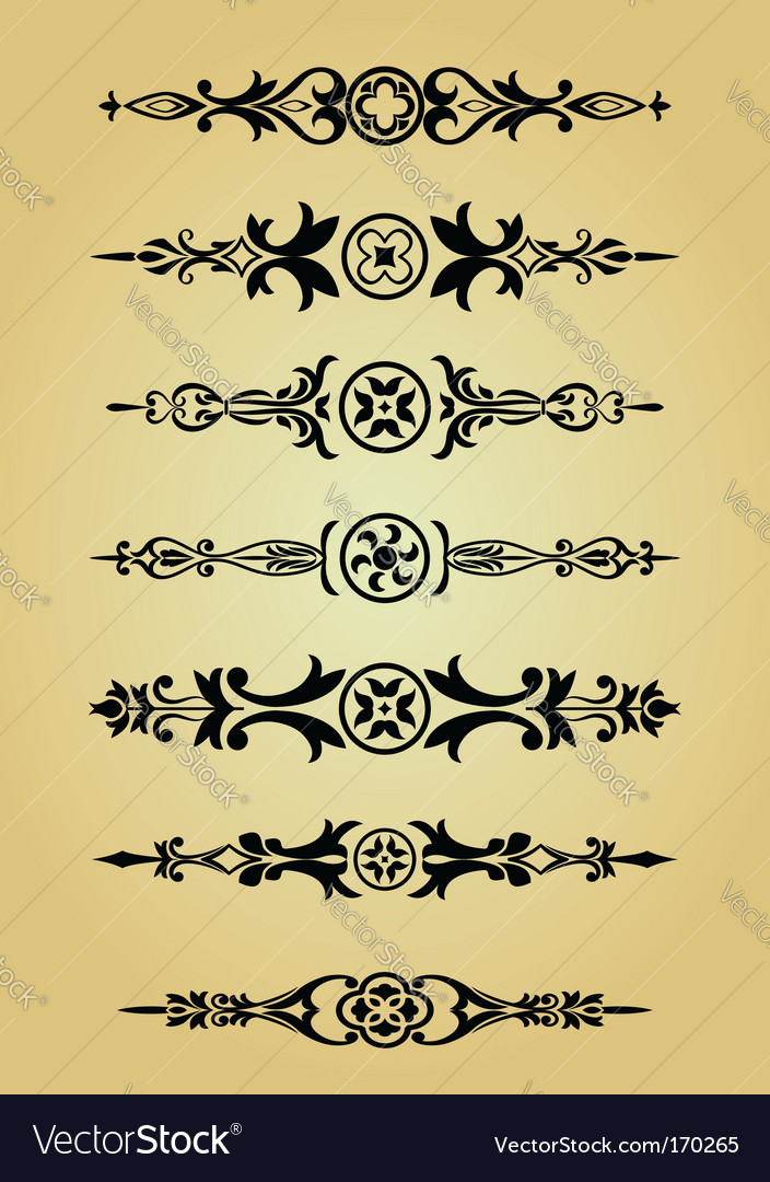 Vintage design elements Royalty Free Vector Image