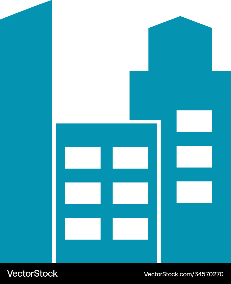 Factory building industrial Royalty Free Vector Image