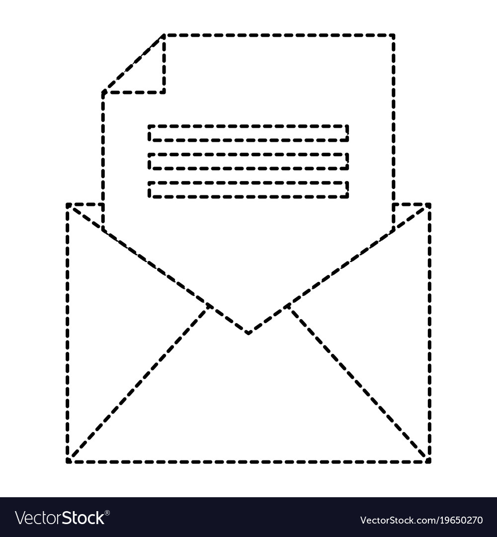 Mail envelope isolated icon Royalty Free Vector Image