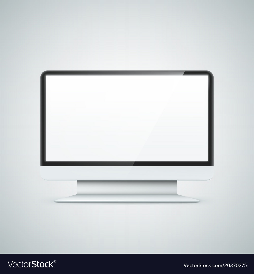 Computer display Royalty Free Vector Image - VectorStock