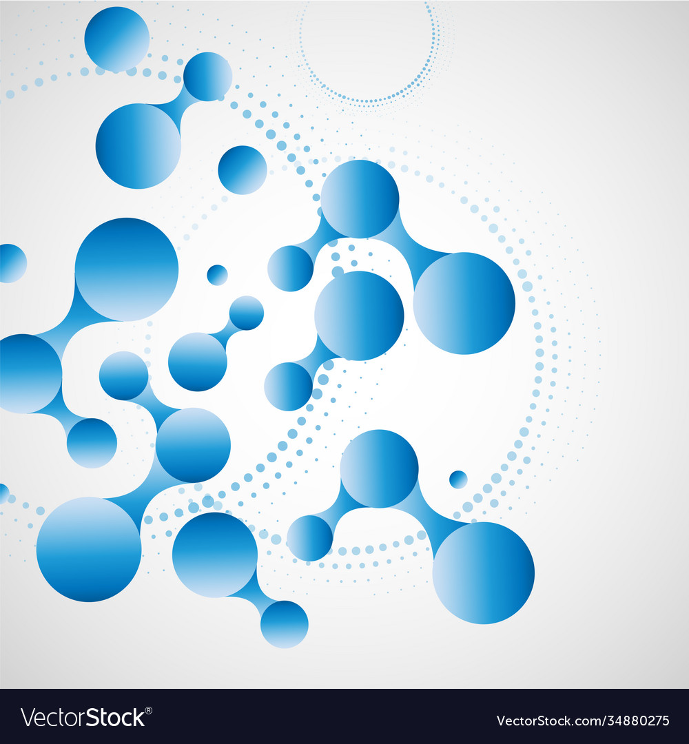 Connect network dot background line tech Vector Image