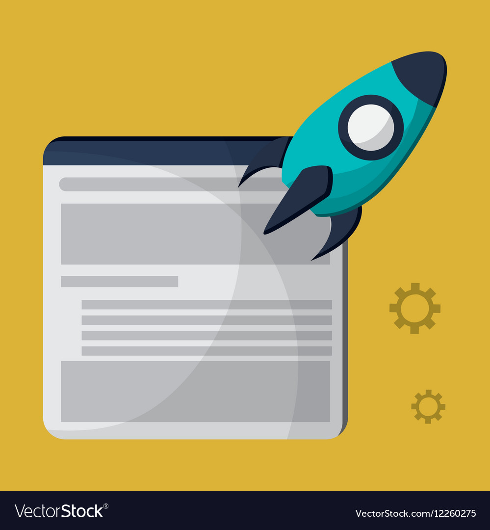 Document web page startup creativity Royalty Free Vector