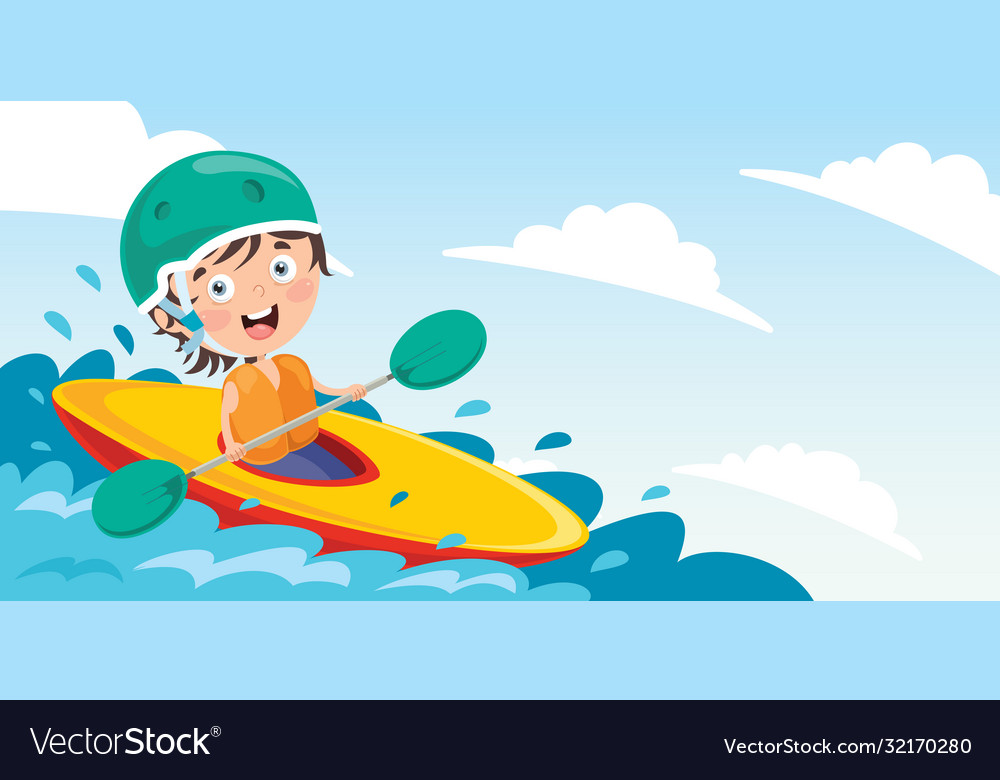 Canoe Royalty Free Vector Image - VectorStock
