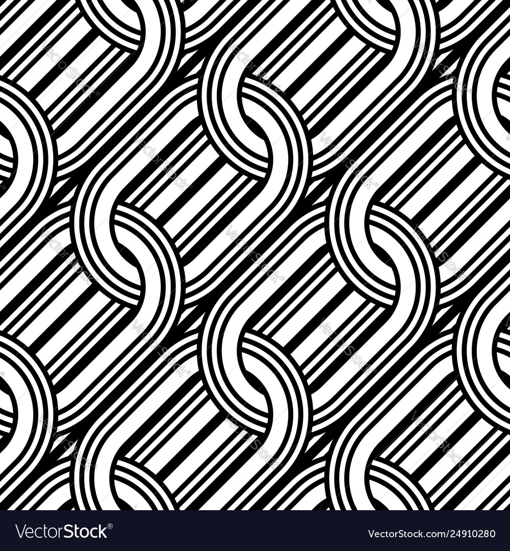 Design Seamless Chain Pattern Royalty Free Vector Image