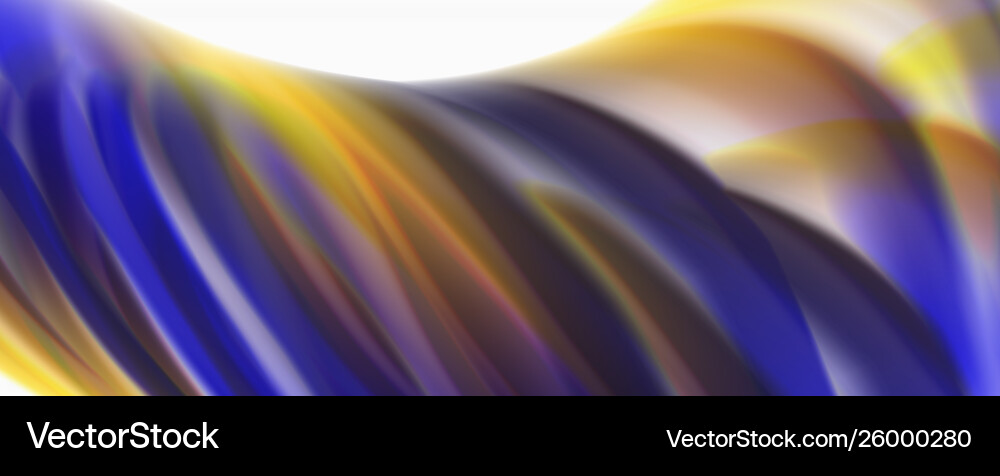 Modern liquid color flow on white - colorful flow Vector Image