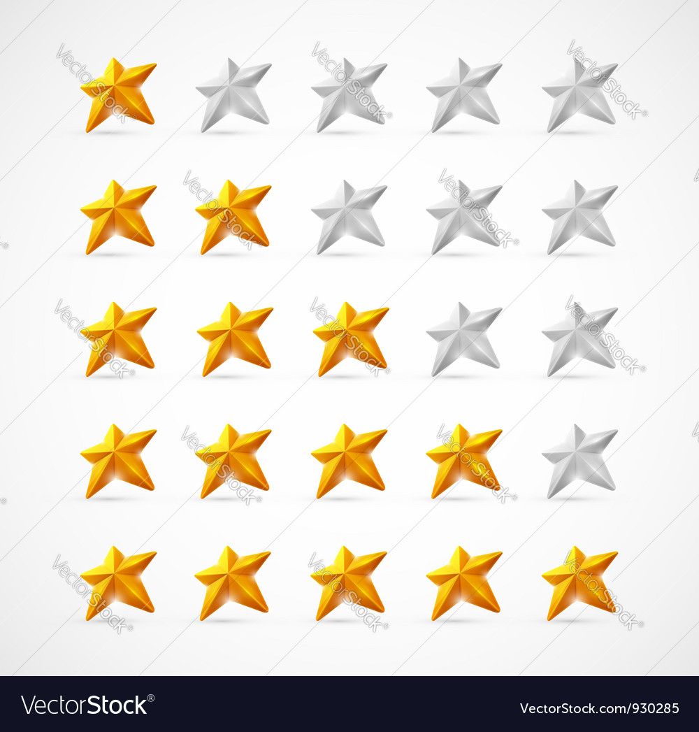 Rating Royalty Free Vector Image - VectorStock