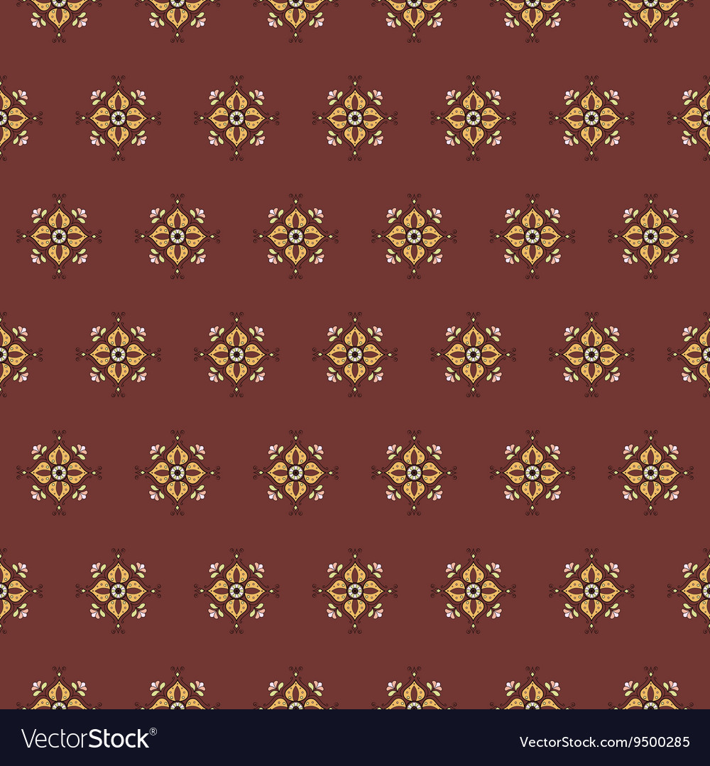 Seamless pattern on a red background Royalty Free Vector