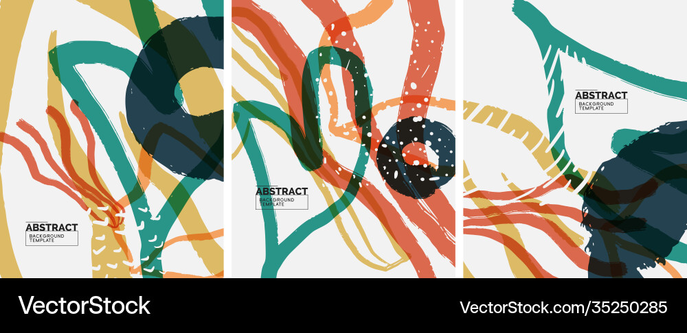 Social media abstract backgrounds abstract hand Vector Image