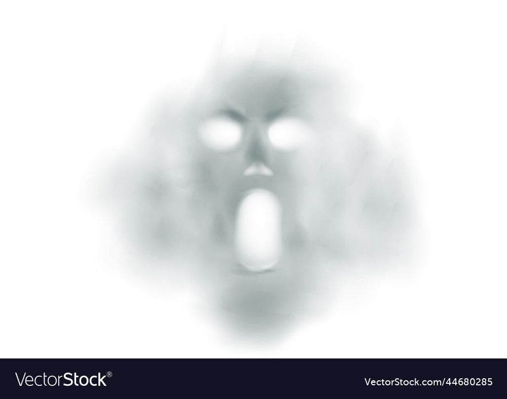 White ghost phantom Royalty Free Vector Image - VectorStock