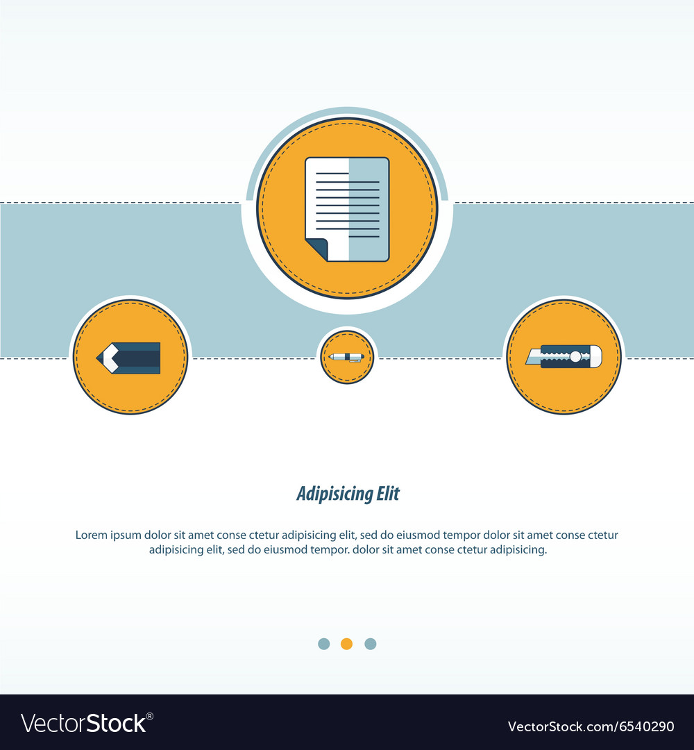 Document paper concept design Royalty Free Vector Image