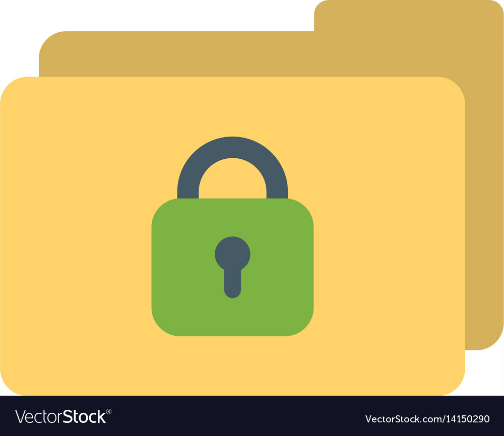 Secret folder Royalty Free Vector Image - VectorStock