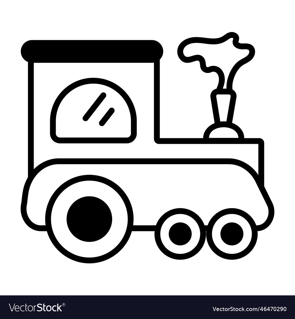 Train engine Royalty Free Vector Image - VectorStock