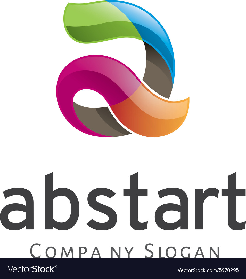 Abstart logo Royalty Free Vector Image - VectorStock