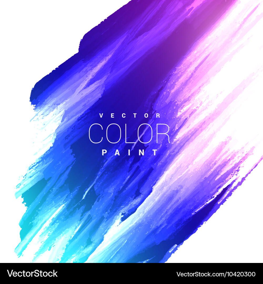 Colorful bright ink stain design Royalty Free Vector Image