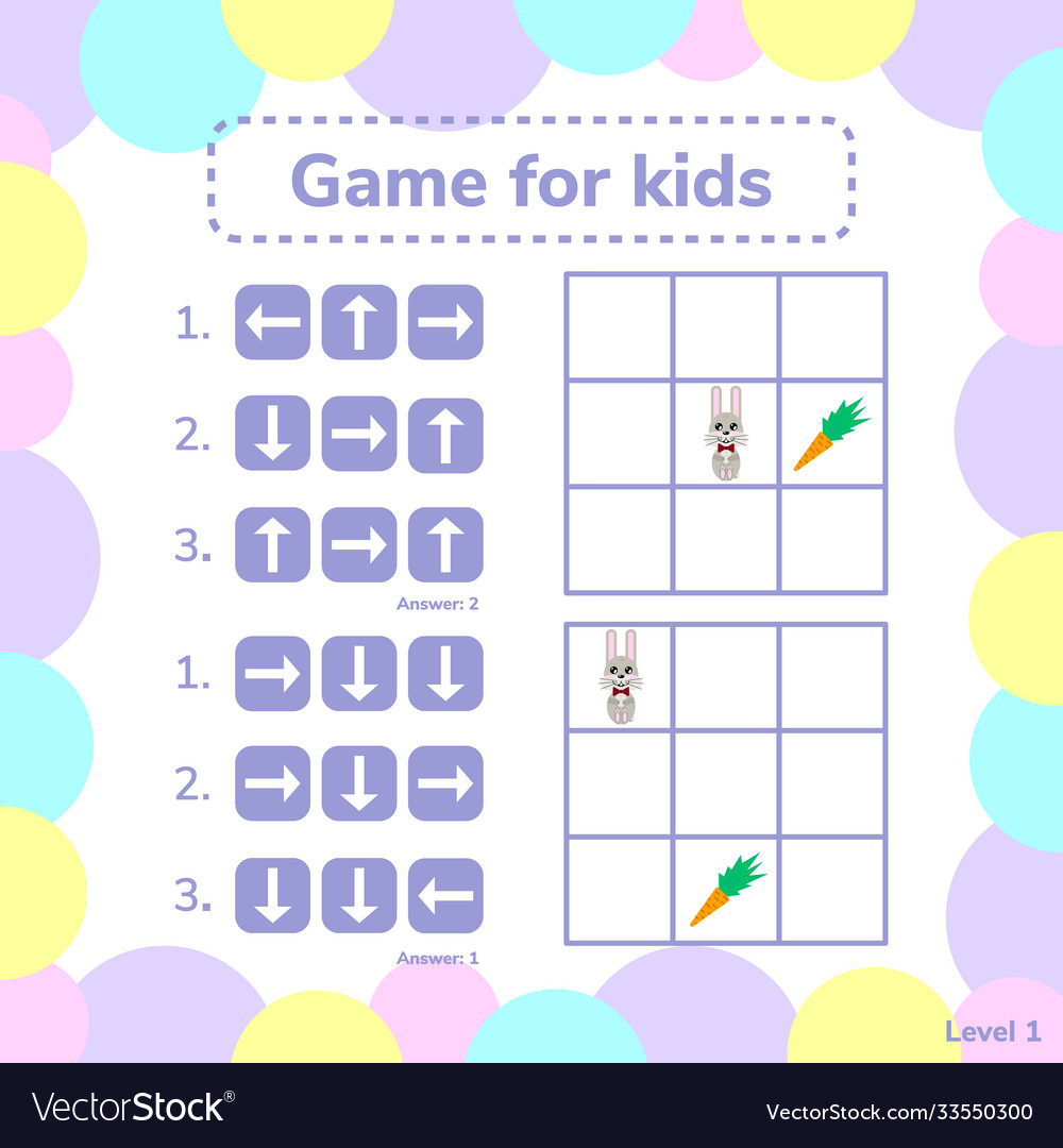 Game for preschool kids rebus children Royalty Free Vector