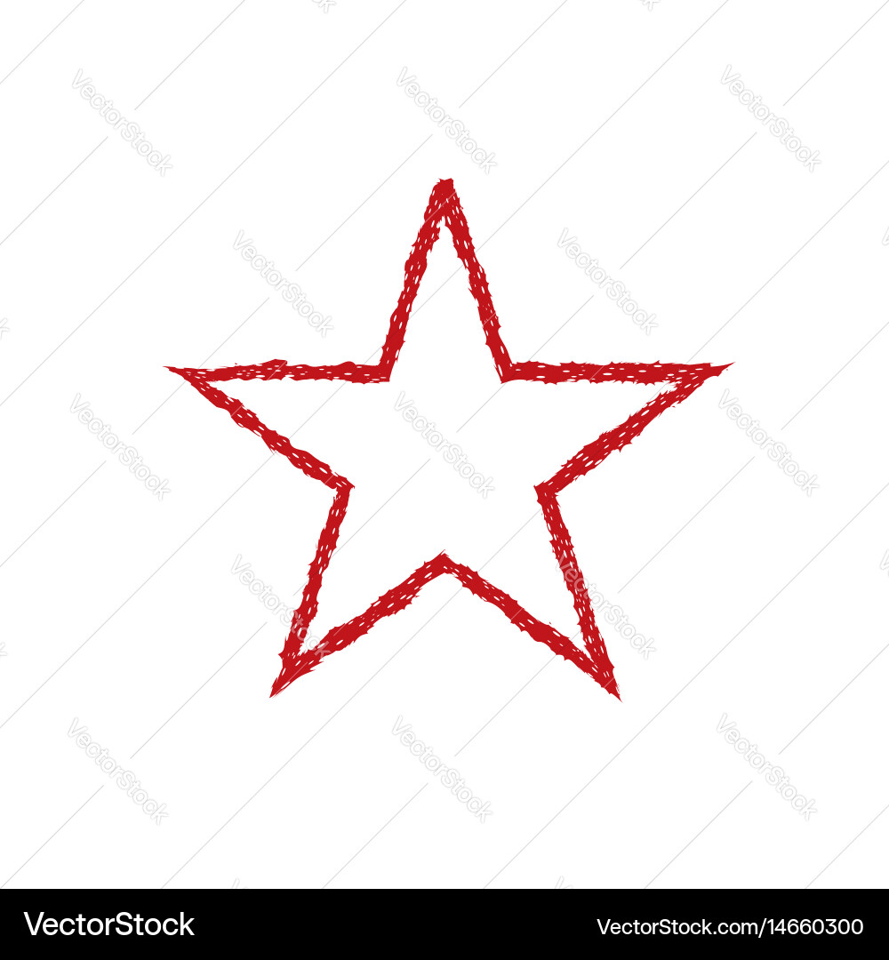 Red blood grunge star Royalty Free Vector Image