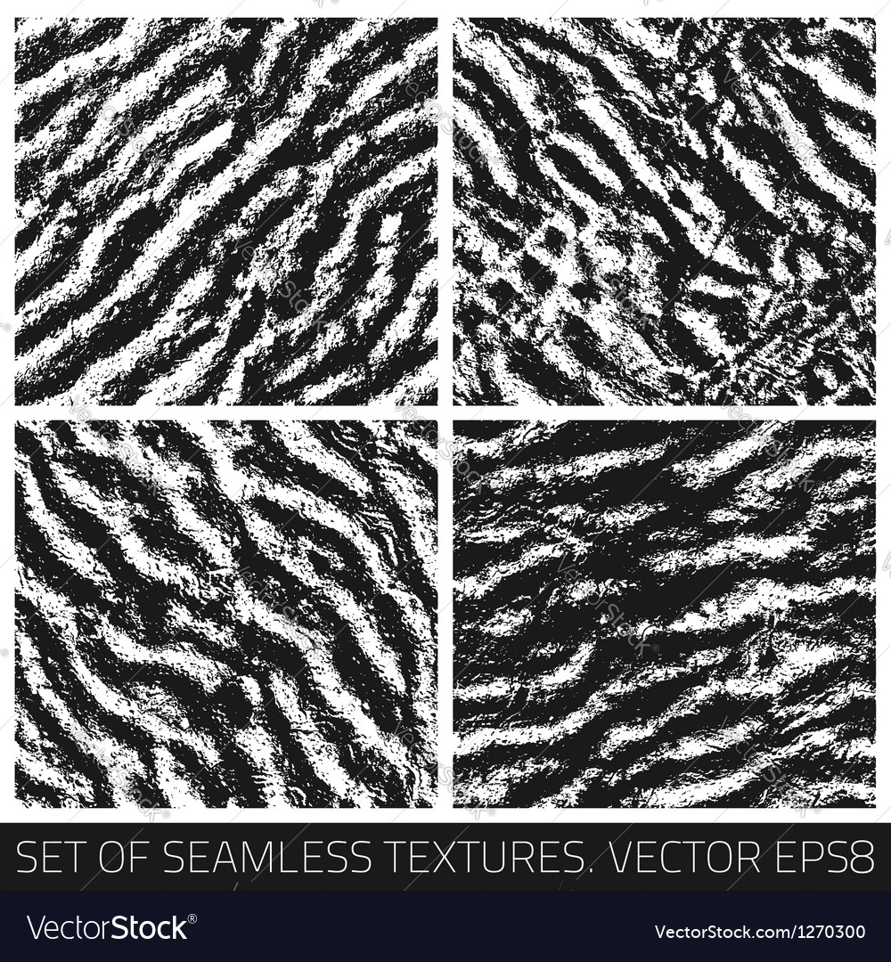 Set Of Seamless Textures Royalty Free Vector Image
