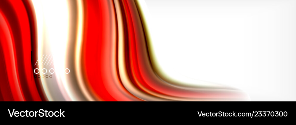 Smooth liquid blur wave background color flow Vector Image