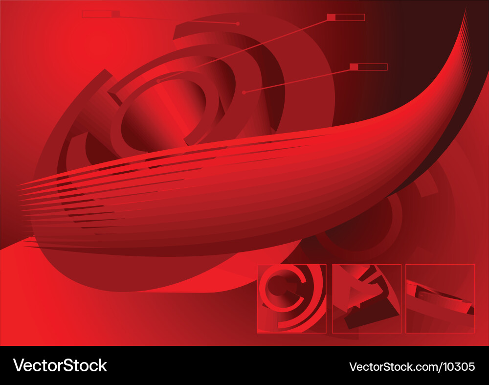 3d abstract futuristic background Royalty Free Vector Image