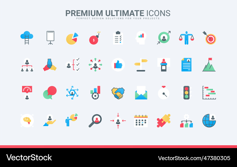 Business management human resource organization Vector Image