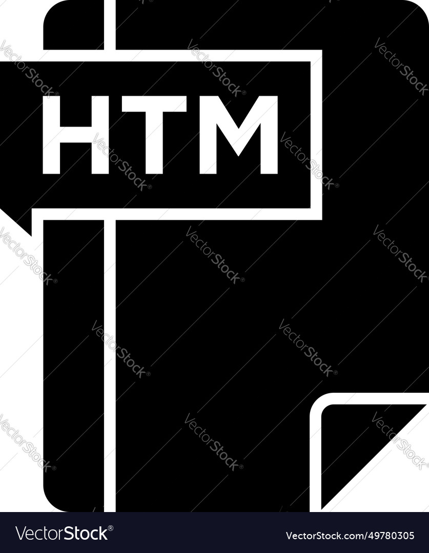 Html icon symbols pictograms design elements Vector Image