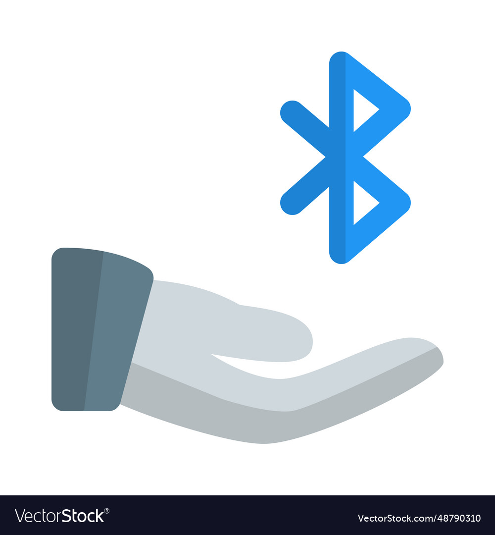 Bluetooth sharing information between devices Vector Image