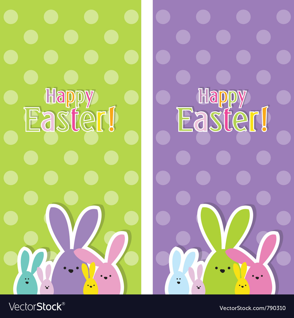 Easter web banners Royalty Free Vector Image - VectorStock