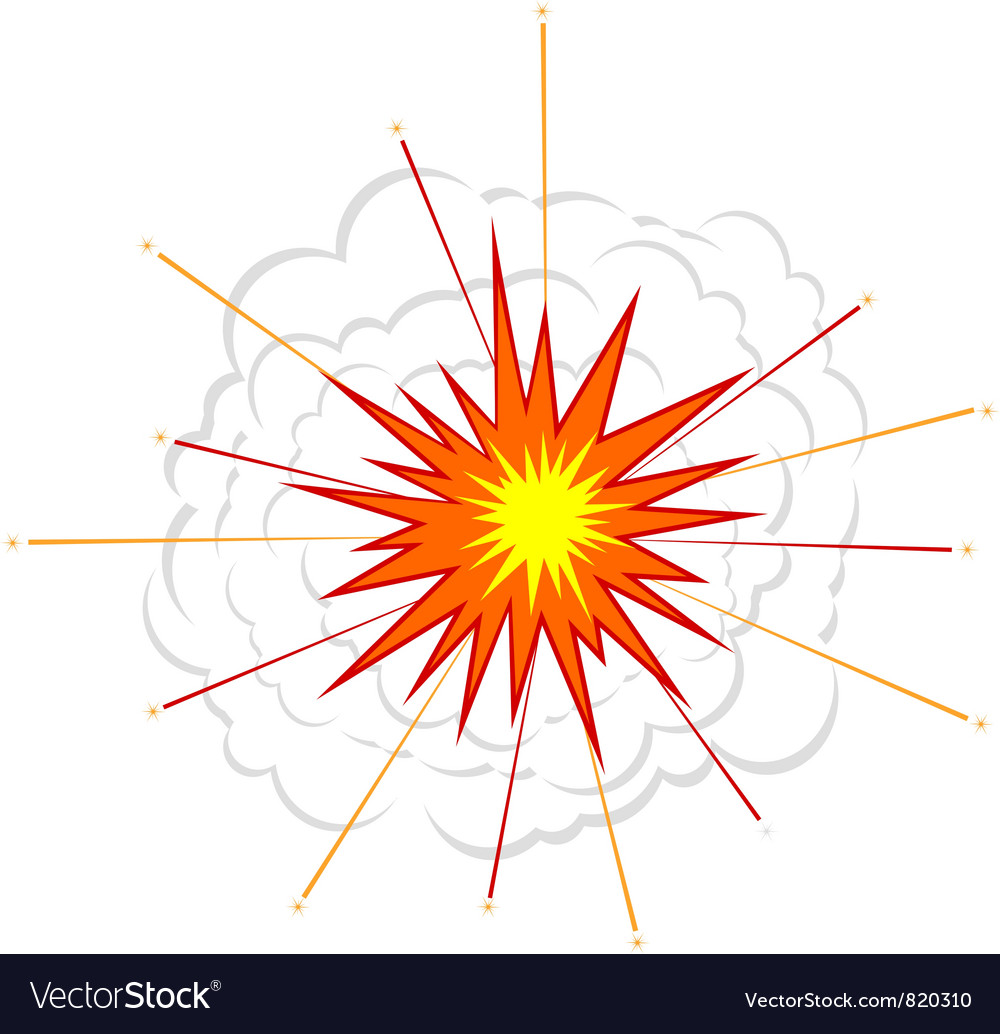 Explosion Royalty Free Vector Image - VectorStock