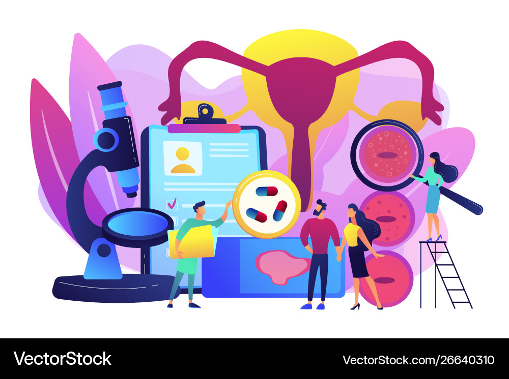 Human papillomavirus treatment concept Royalty Free Vector