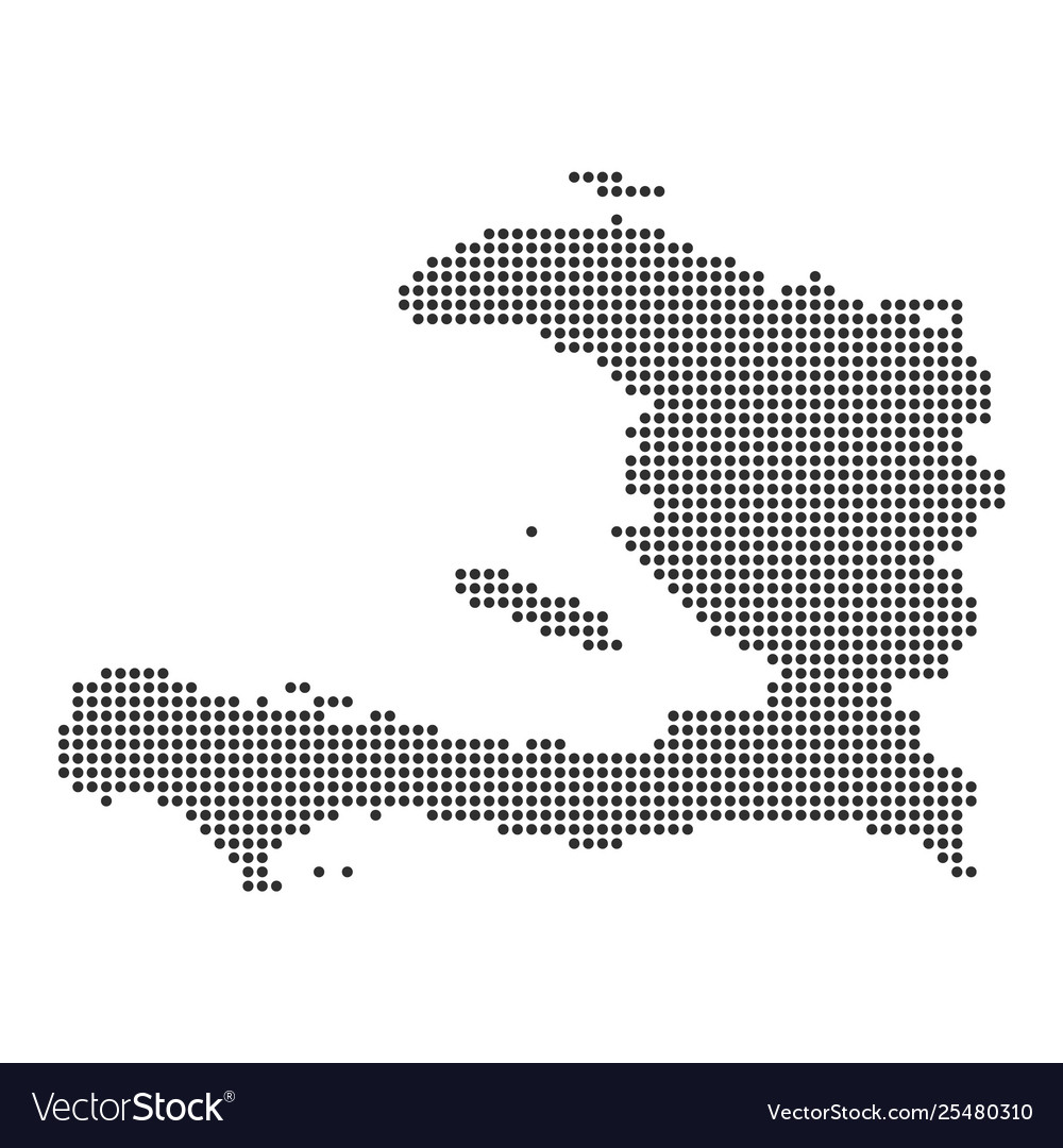 Map with dot Royalty Free Vector Image - VectorStock