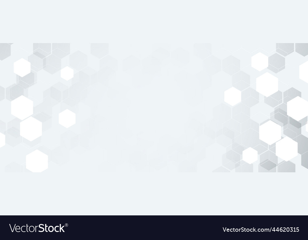 Abstract white and grey hexagon pattern Royalty Free Vector Abstract white and grey hexagon pattern Royalty Free Vector