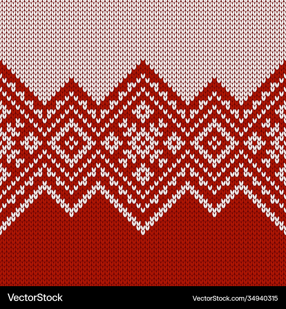 Norwegian native style sweater ornament Royalty Free Vector