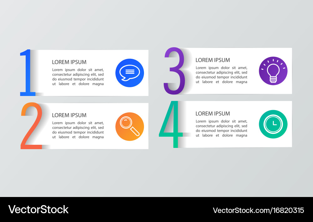 Set of infographic templates Royalty Free Vector Image