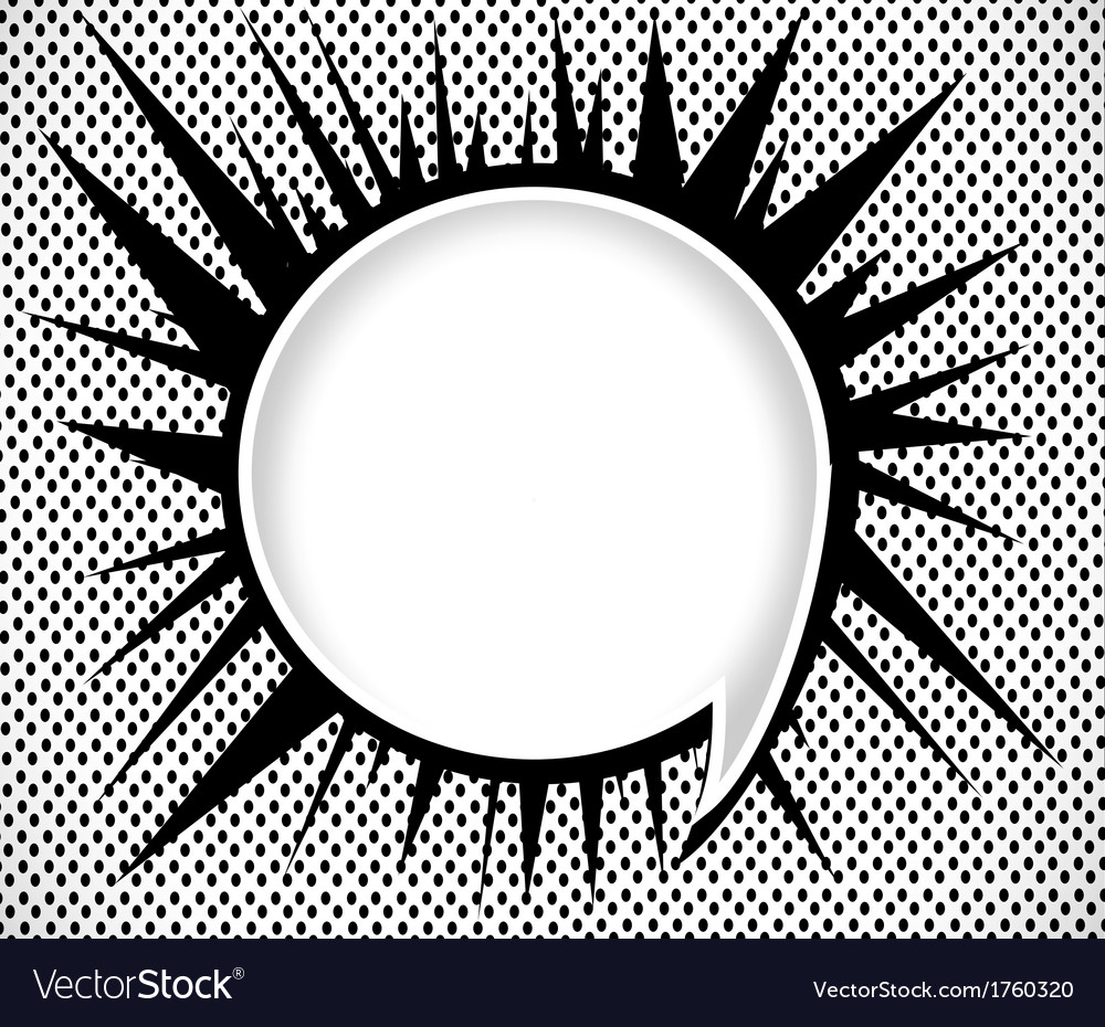 Blank empty speech bubbles Royalty Free Vector Image