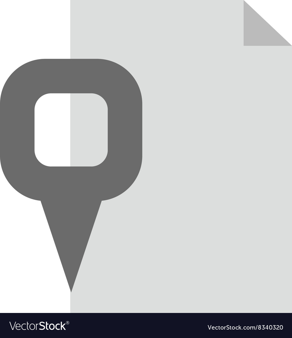 Document location Royalty Free Vector Image - VectorStock