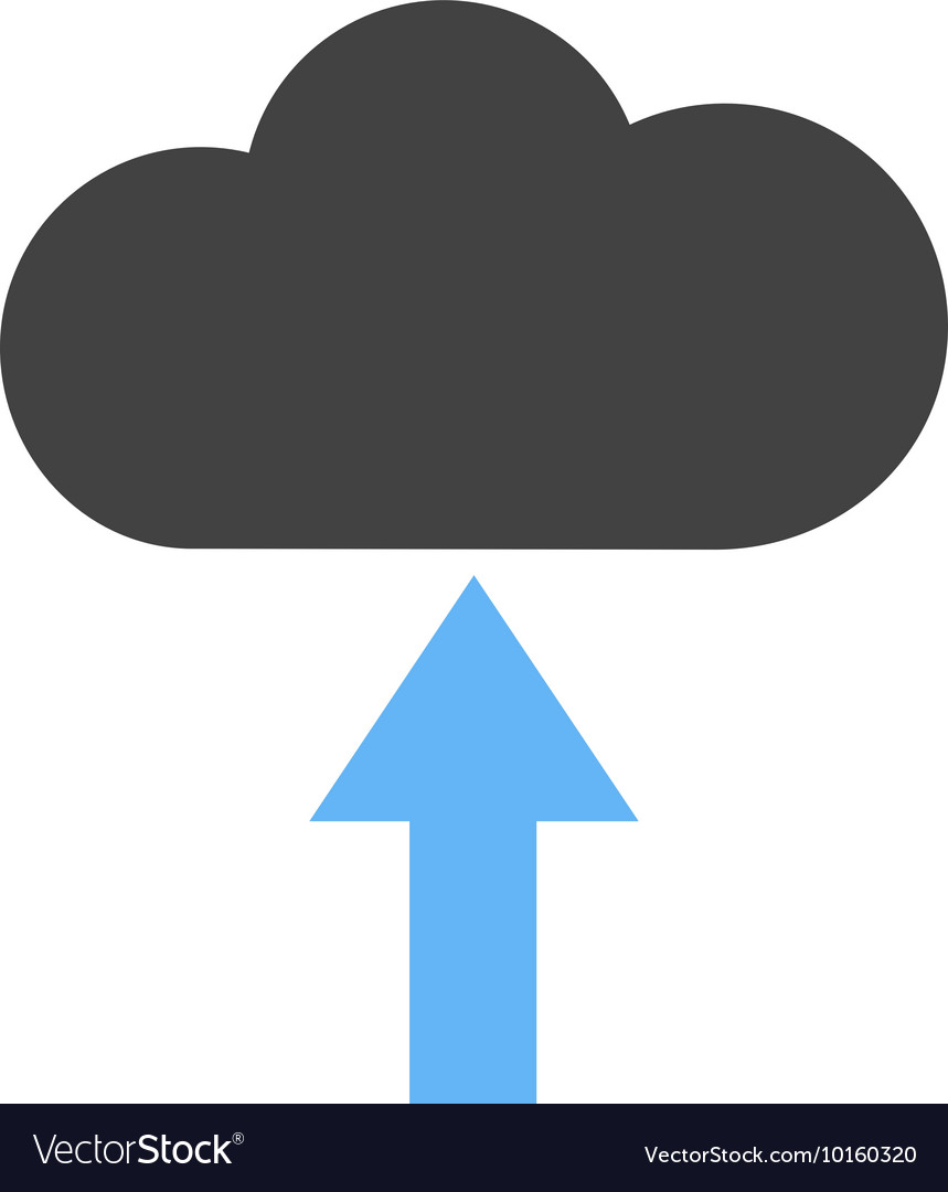 Upload to cloud Royalty Free Vector Image - VectorStock