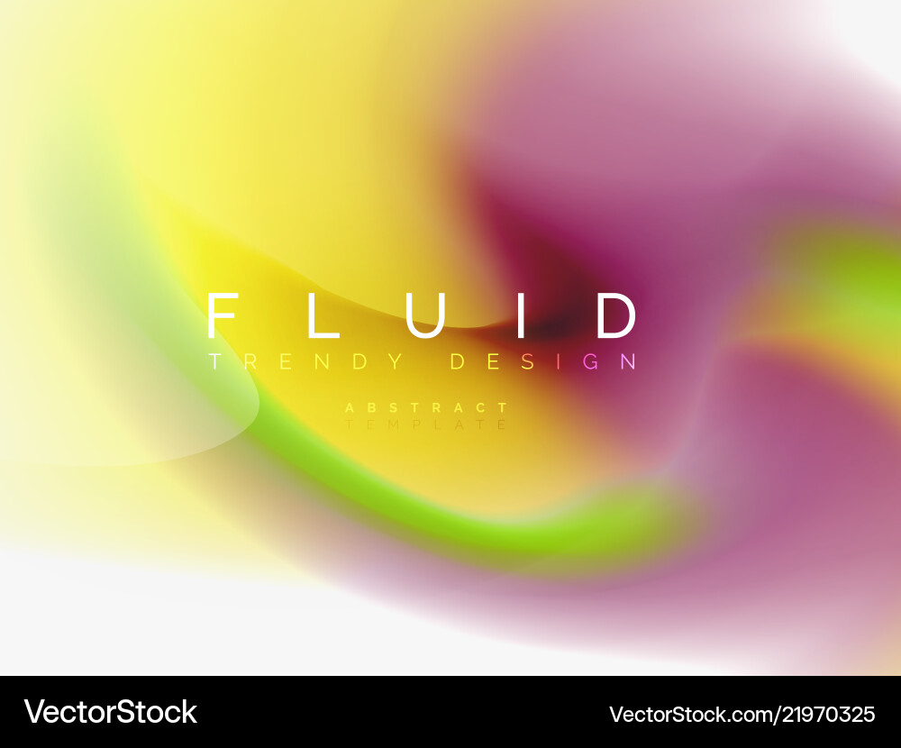 Background abstract color flow liquid design Vector Image