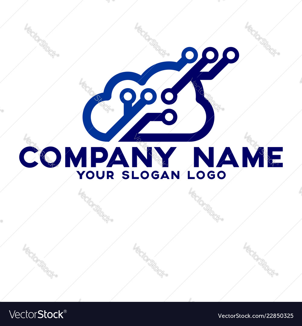 Cloud connection Royalty Free Vector Image - VectorStock