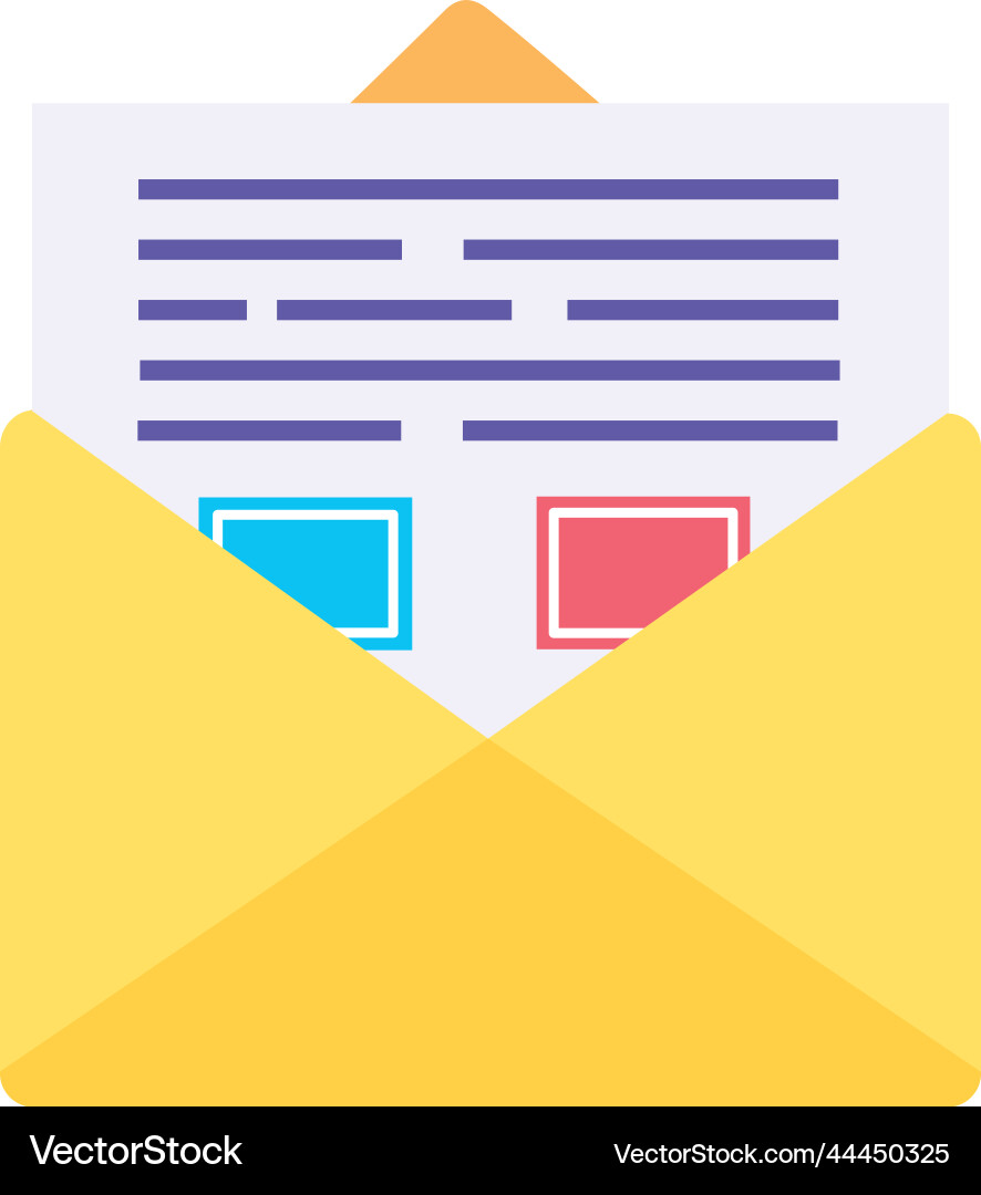 Envelope mail send Royalty Free Vector Image - VectorStock