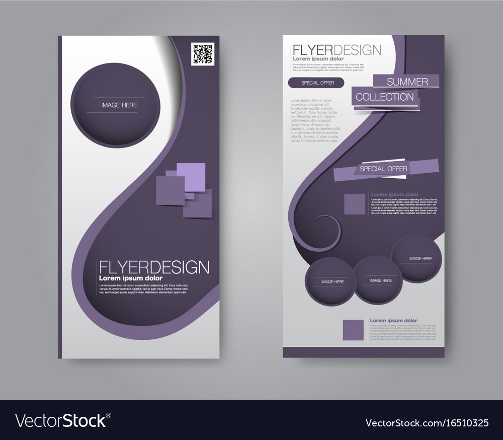 Flyer and leaflet Royalty Free Vector Image - VectorStock