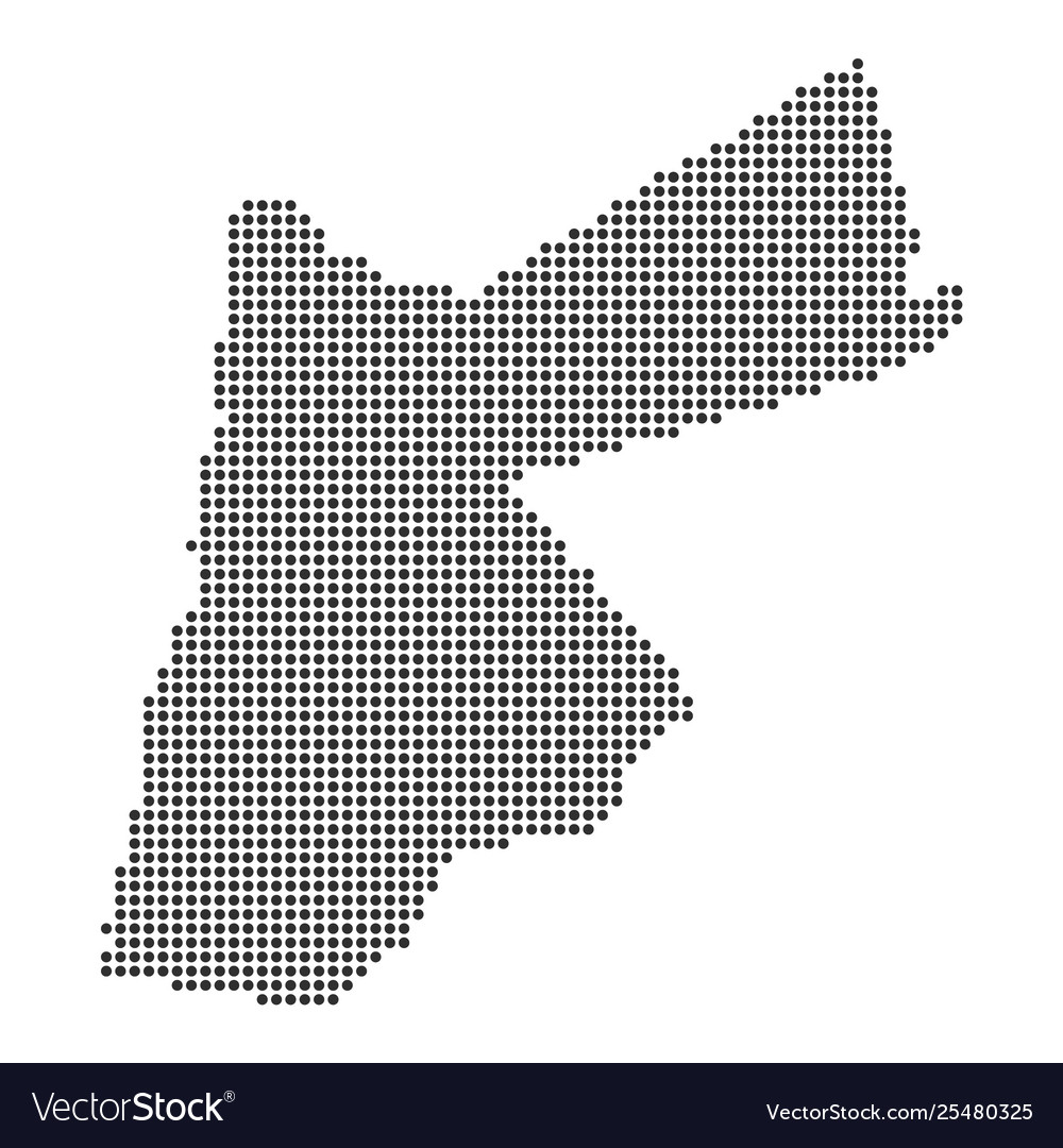 Map with dot Royalty Free Vector Image - VectorStock