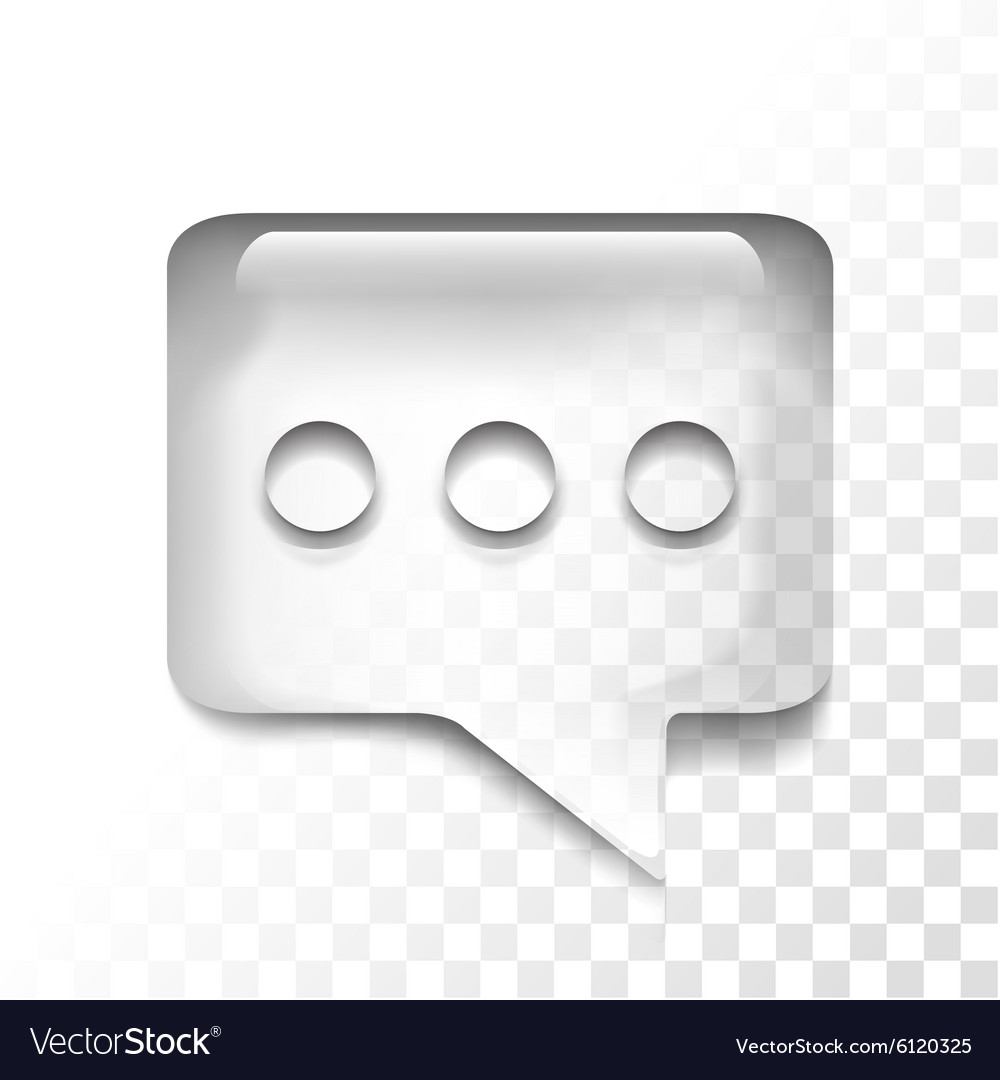 Transparent message Royalty Free Vector Image - VectorStock