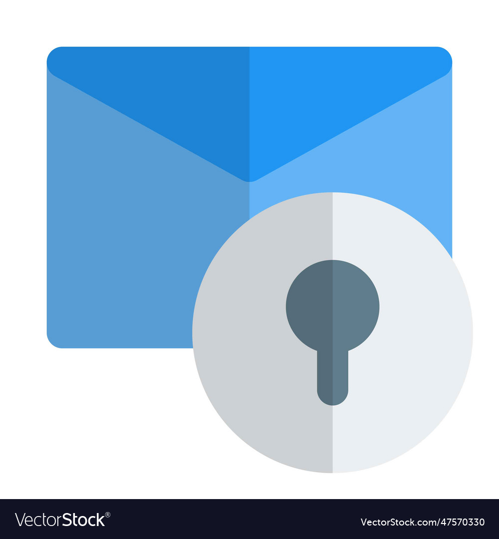 Digital message encrypted for security Royalty Free Vector