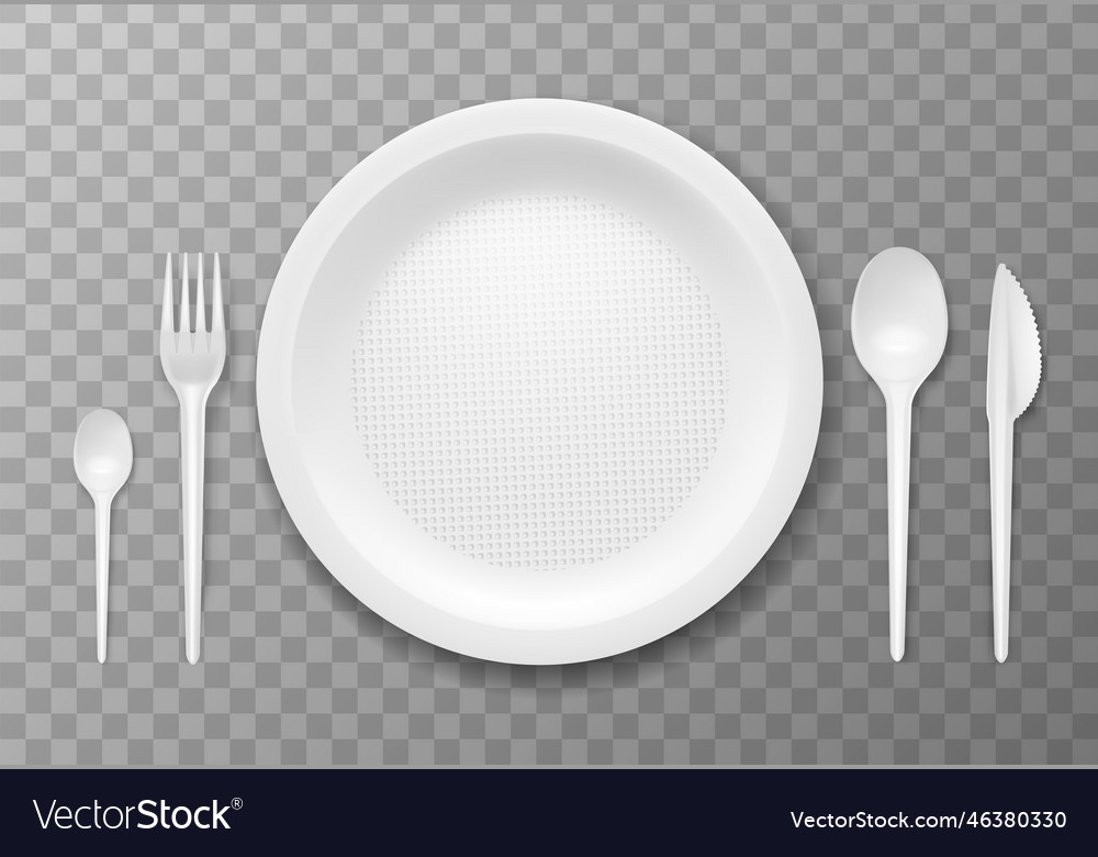 Table setting transparent background Royalty Free Vector