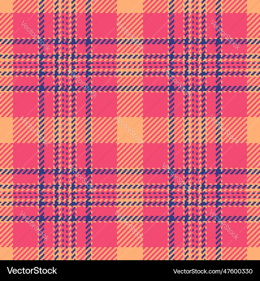Textile background fabric of seamless check Vector Image
