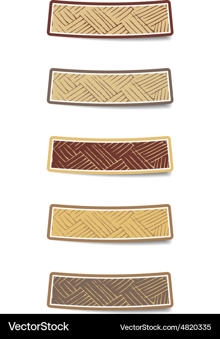 Colorful label paper with hand drawn texture Vector Image