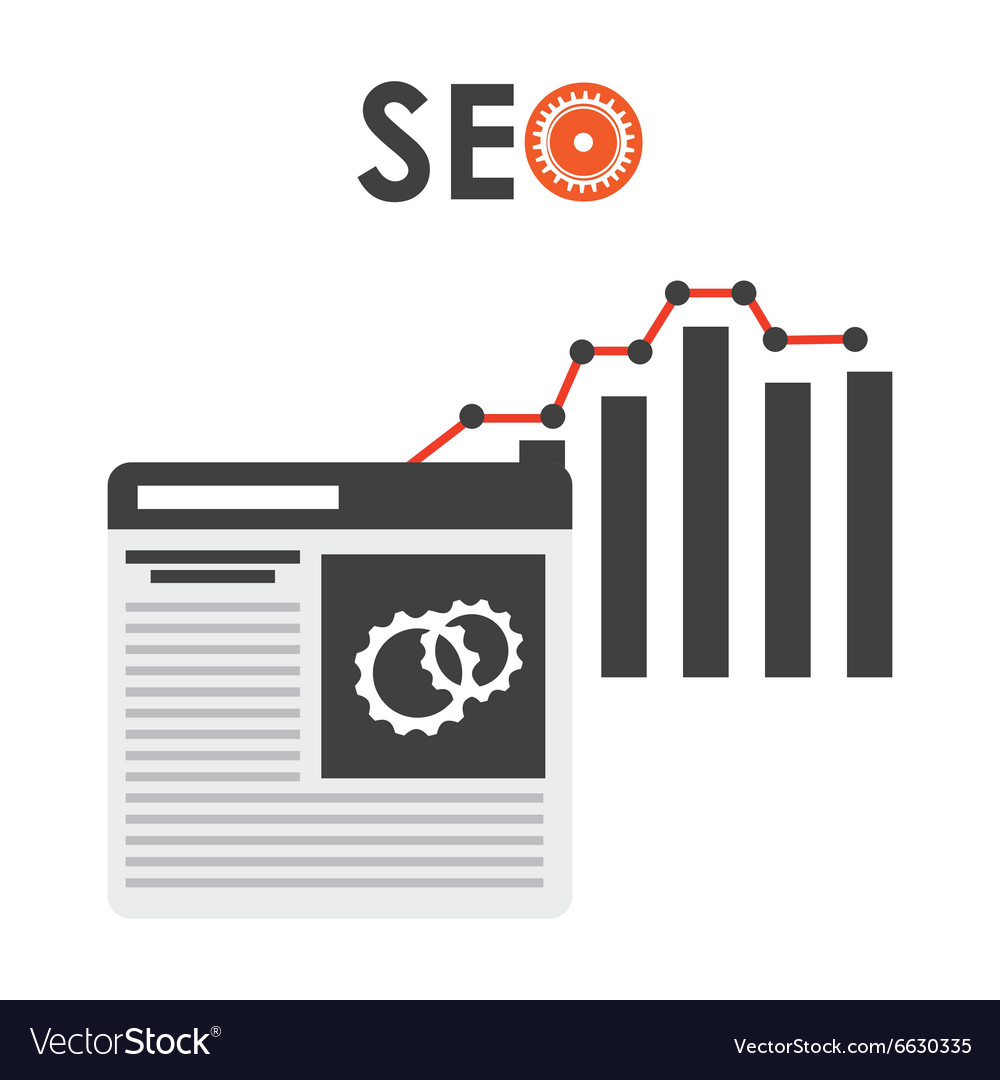Searching engine optimization Royalty Free Vector Image