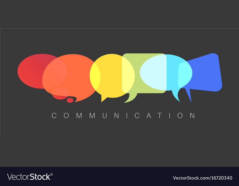 Abstract Communication Concept Royalty Free Vector Image